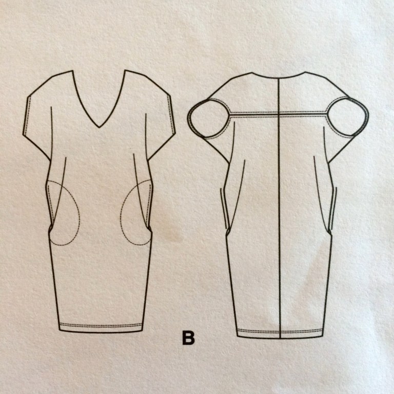Vogue 1496 Linen ‘Cocoon’ Dress | Sewchet