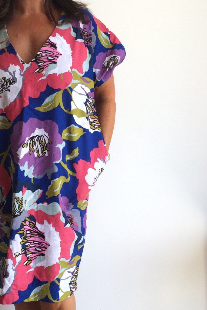 Vogue 1496 Linen ‘Cocoon’ Dress | Sewchet